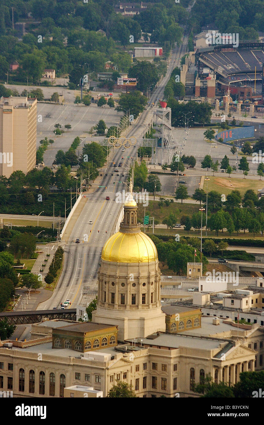 Georgia dome atlanta above hi-res stock photography and images - Alamy