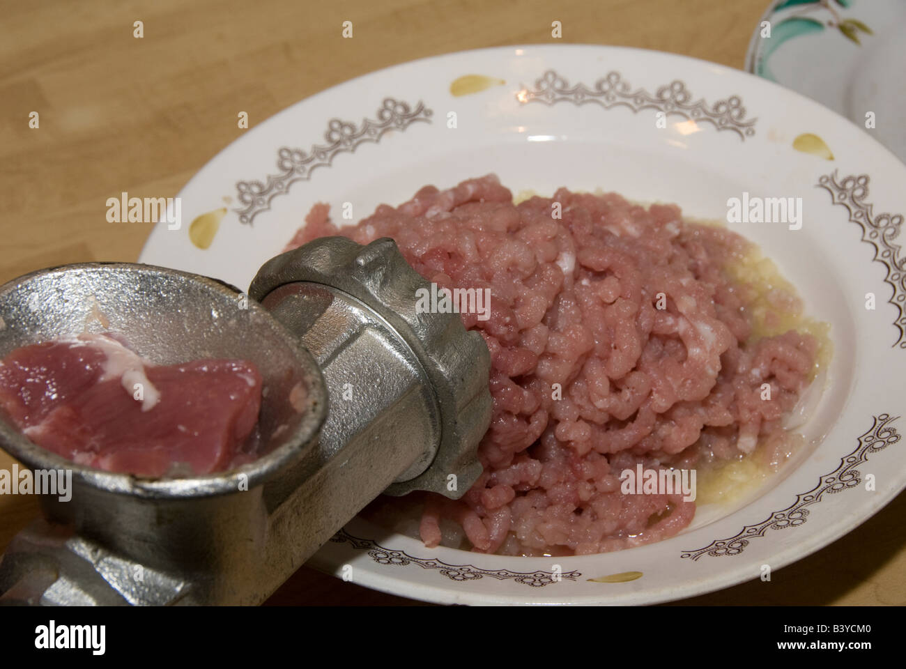 Mincing meat hi-res stock photography and images - Alamy