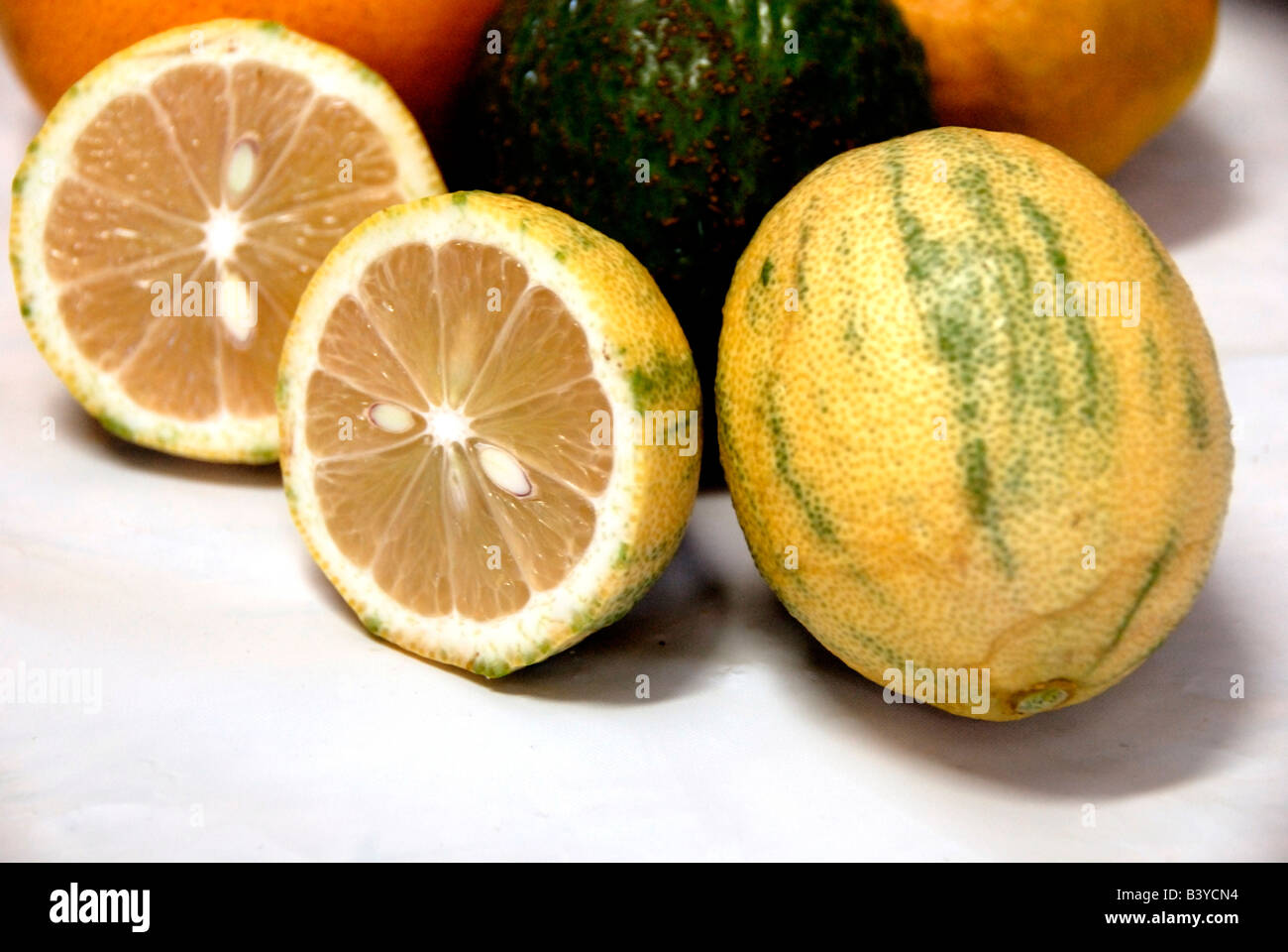 USA, Hawaii, Big Island, Hilo. OK Farms. Locally grown produce ...