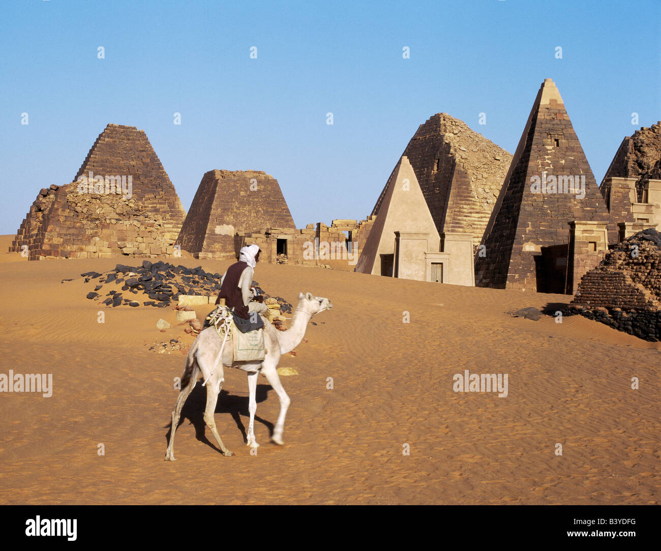 Sudan, Meroe. Situated a short distance east of the Nile, the ancient ...