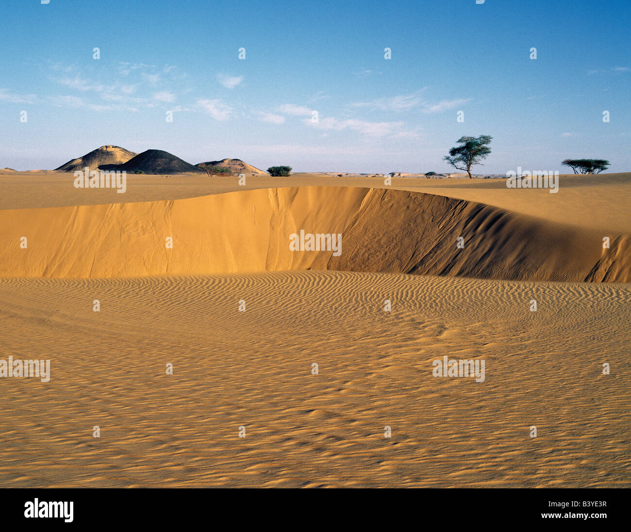Sudan, Sahara Desert, Attractive desert scenery in the Bayuda Desert of ...