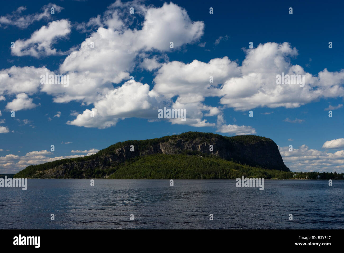 Mount Kineo in Moosehead Lake as seen from Rockwood Landing. Maine ...