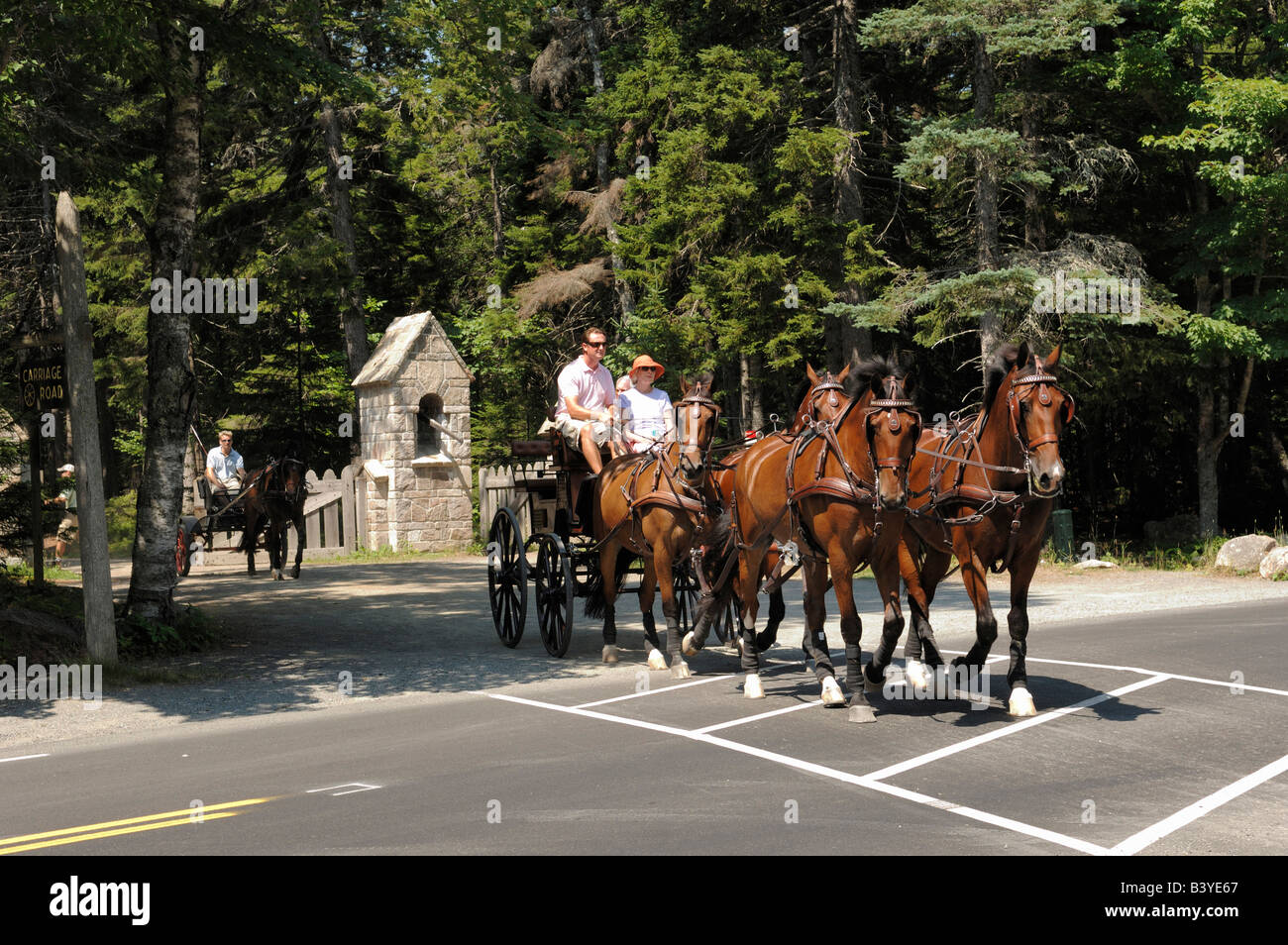 Carriage roads acadia hi-res stock photography and images - Alamy