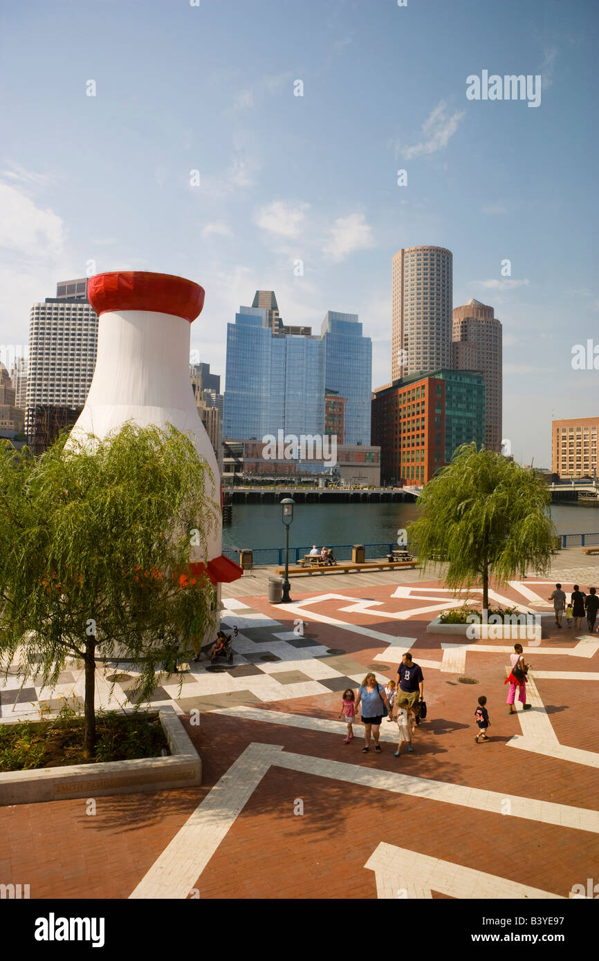 The Boston Childrens Museum across Four Point Channel from downtown ...