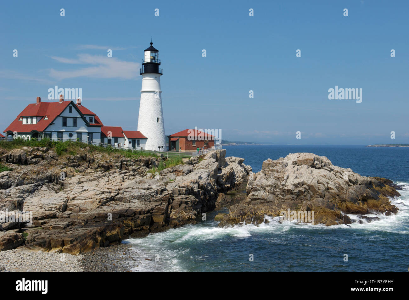 Portland Head Light, Cape Elizabeth,Maine, United States of America ...