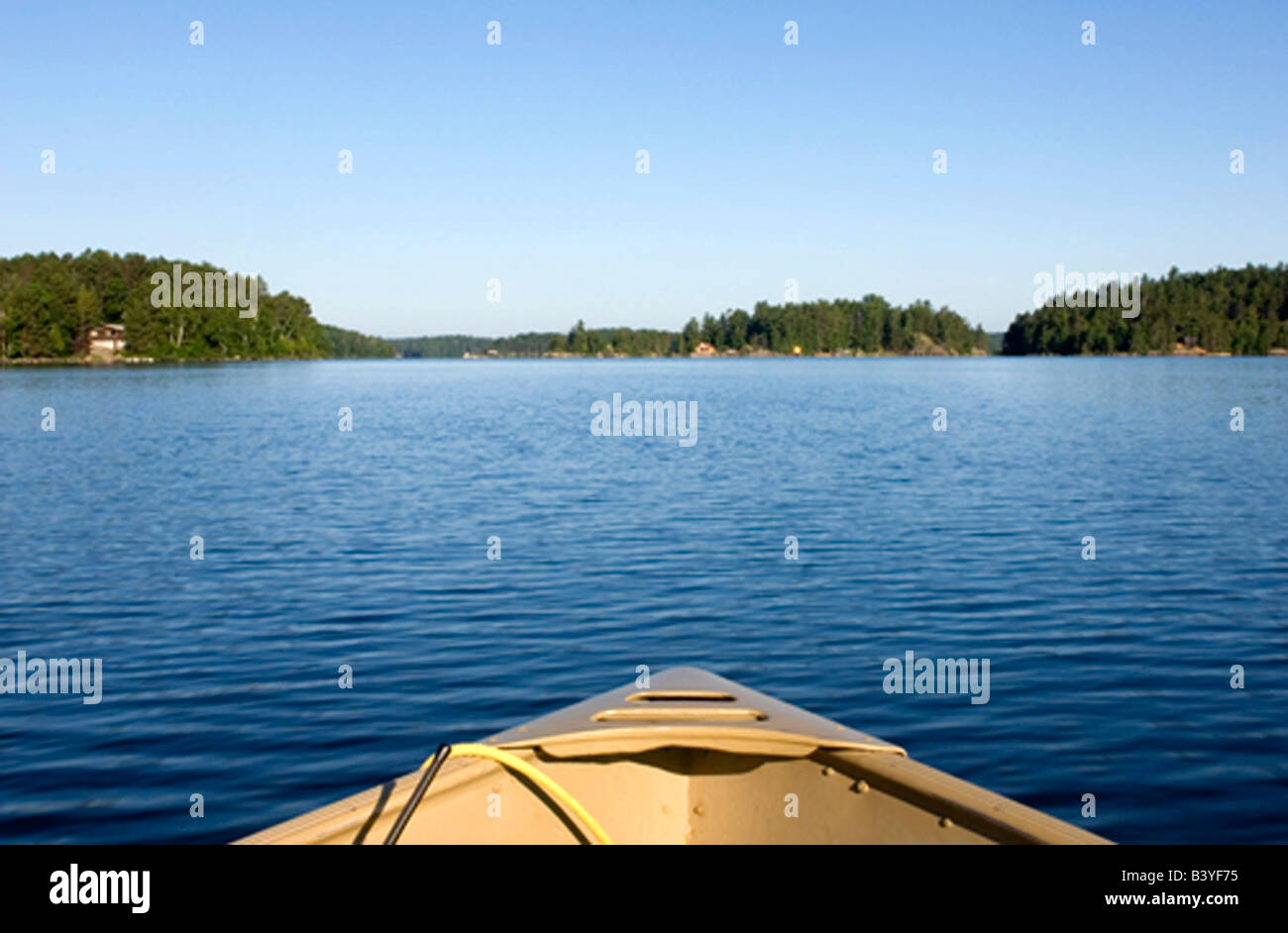 USA, Minnesota,Fishing boat, Burntside Lake Stock Photo - Alamy