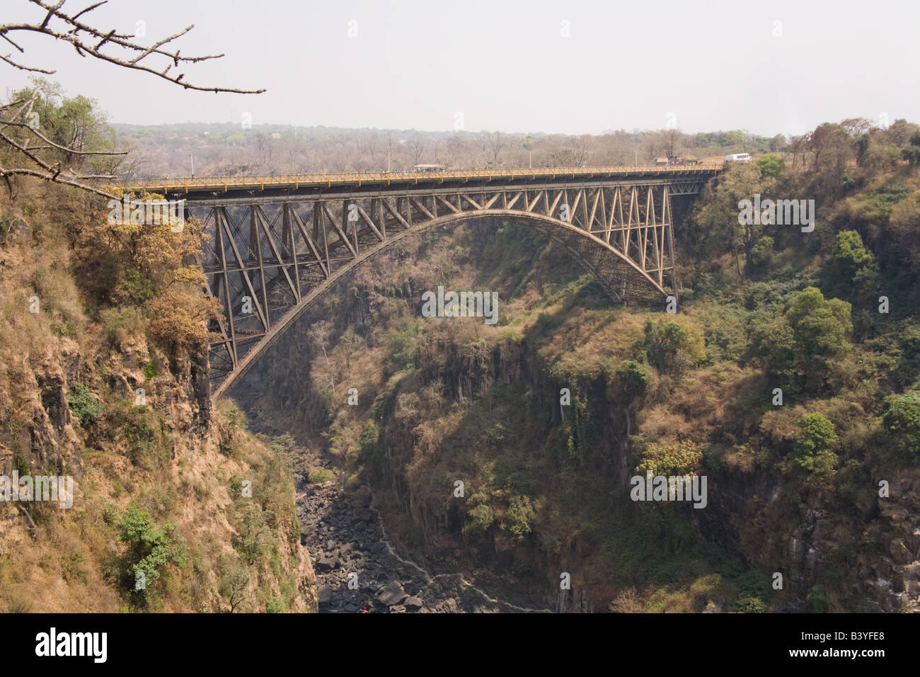 Bridge Between Gorge Below High Resolution Stock Photography and Images ...