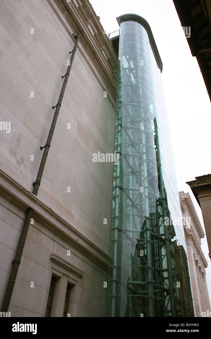Rome, Italy, elevator to monument Stock Photo - Alamy