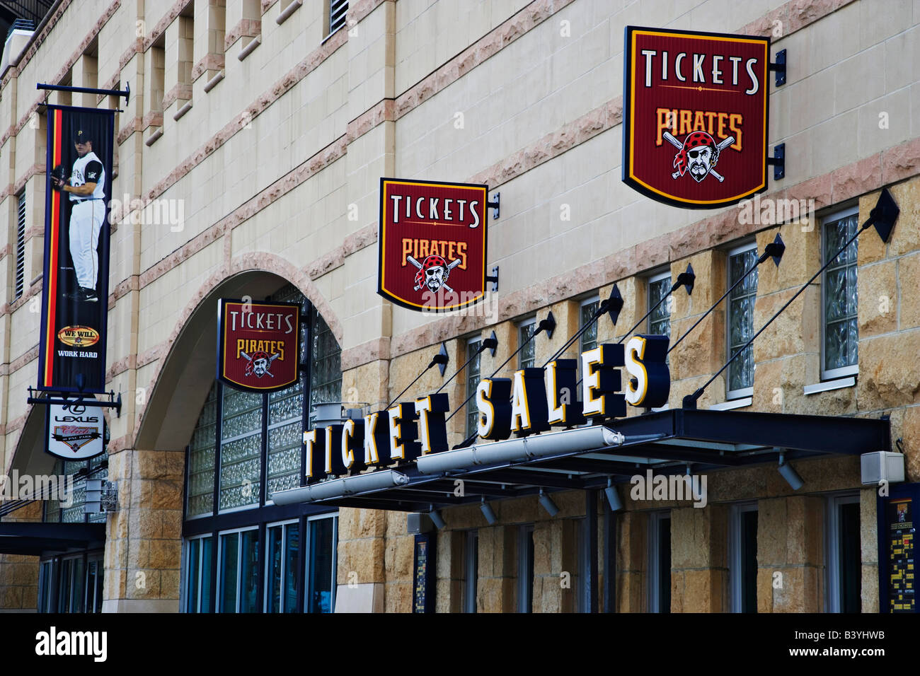 USA, Pennsylvania, Pittsburgh. Pittsburgh Pirates baseball stadium ...
