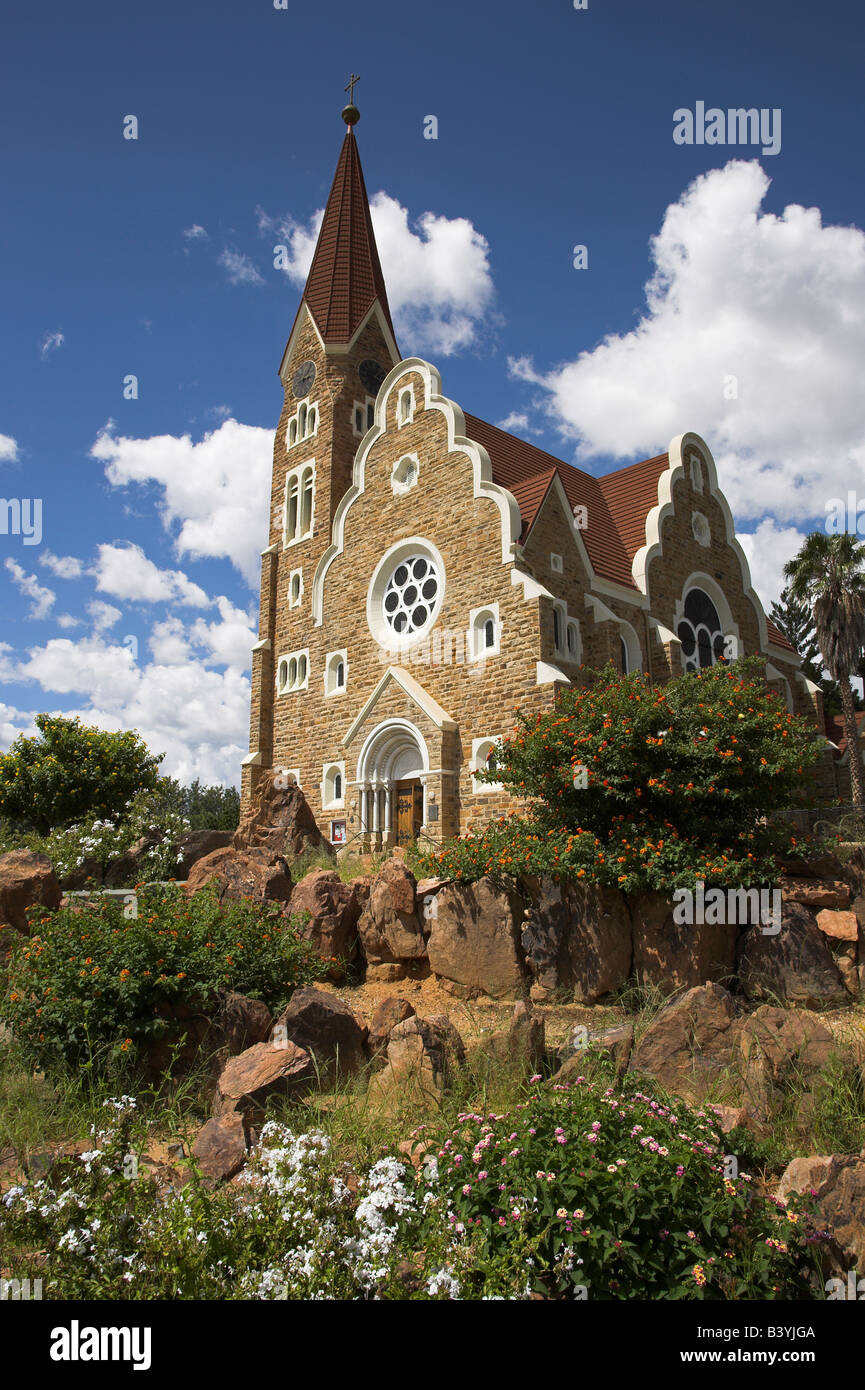Namibia, Windhoek, Christuskirche. The German colonial church of ...