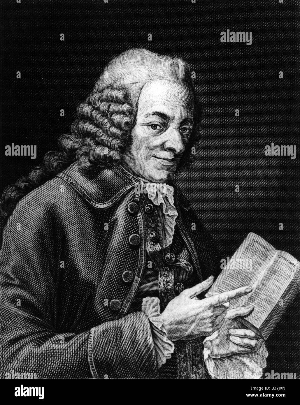 Voltaire, 21.11.1694 - 30.5.1778, French philosopher, steel engraving ...