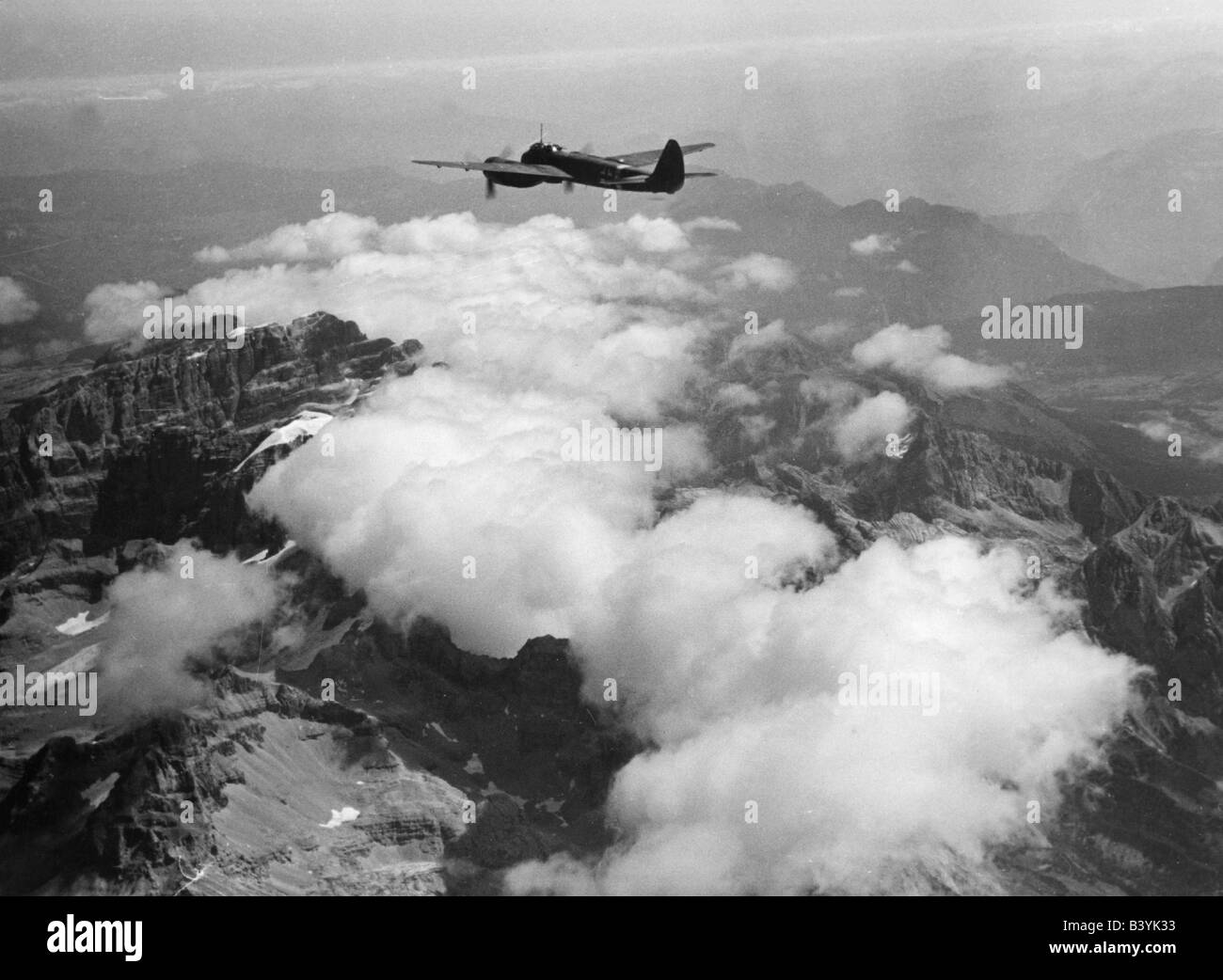 events, Second World War / WWII, aerial warfare, aircraft, German ...