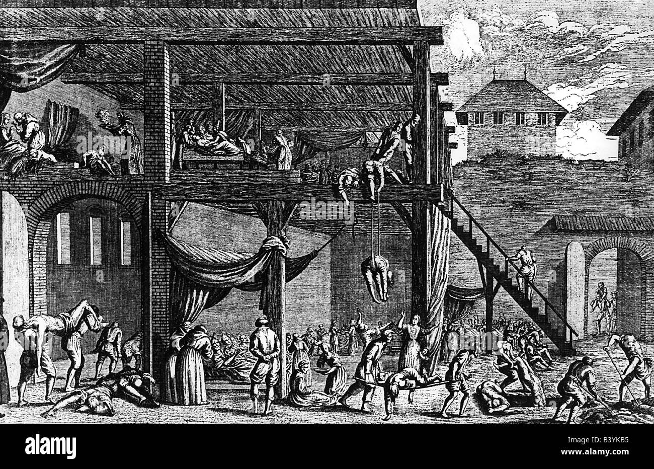 Plague house Black and White Stock Photos & Images - Alamy