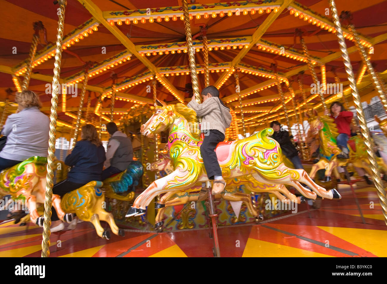 Merry go round london hi-res stock photography and images - Alamy