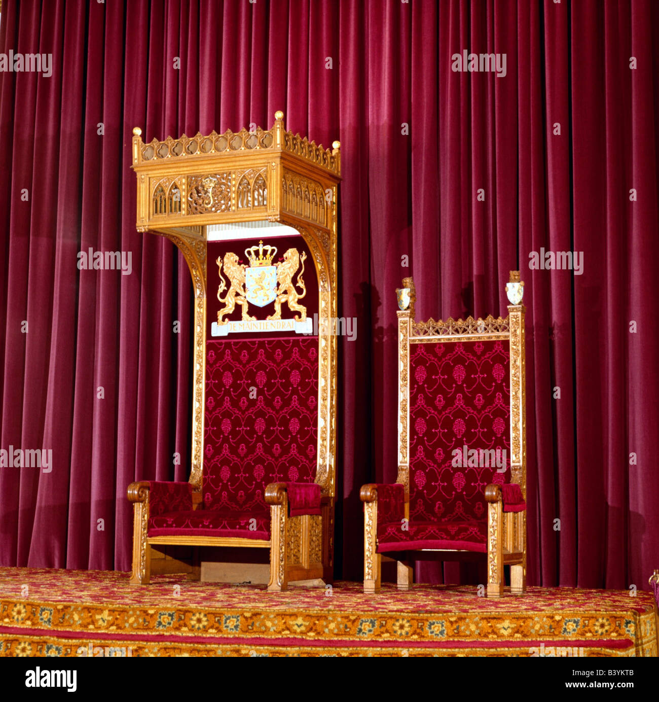 geography / travel, Netherlands, Holland, Den Haag, throne Stock Photo ...