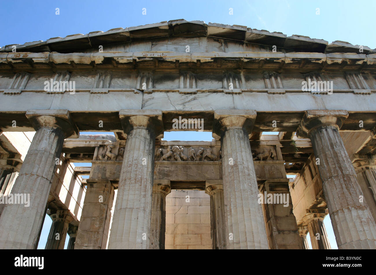 Temple Hephaisteion (Theseion Stock Photo - Alamy