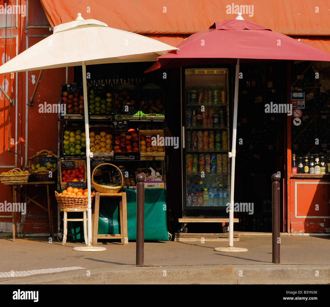 At the corner shop Stock Photo - Alamy