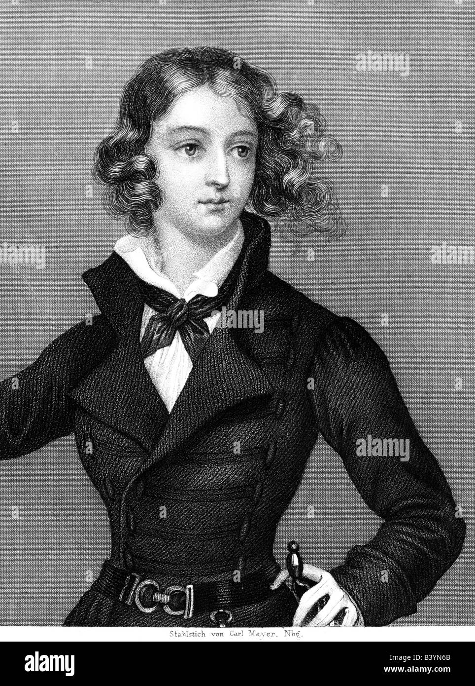 Plater, Emilie, 13.11.1806 - 23.12.1831, Polish revolutionary, half ...