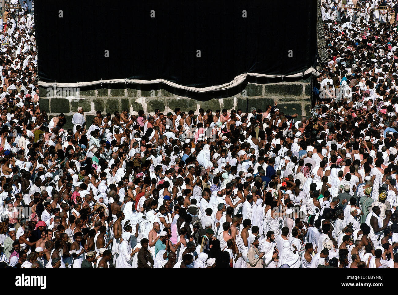 geography / travel, Saudi Arabia, Mecca, pilgrim at the Kaaba, Muslim ...