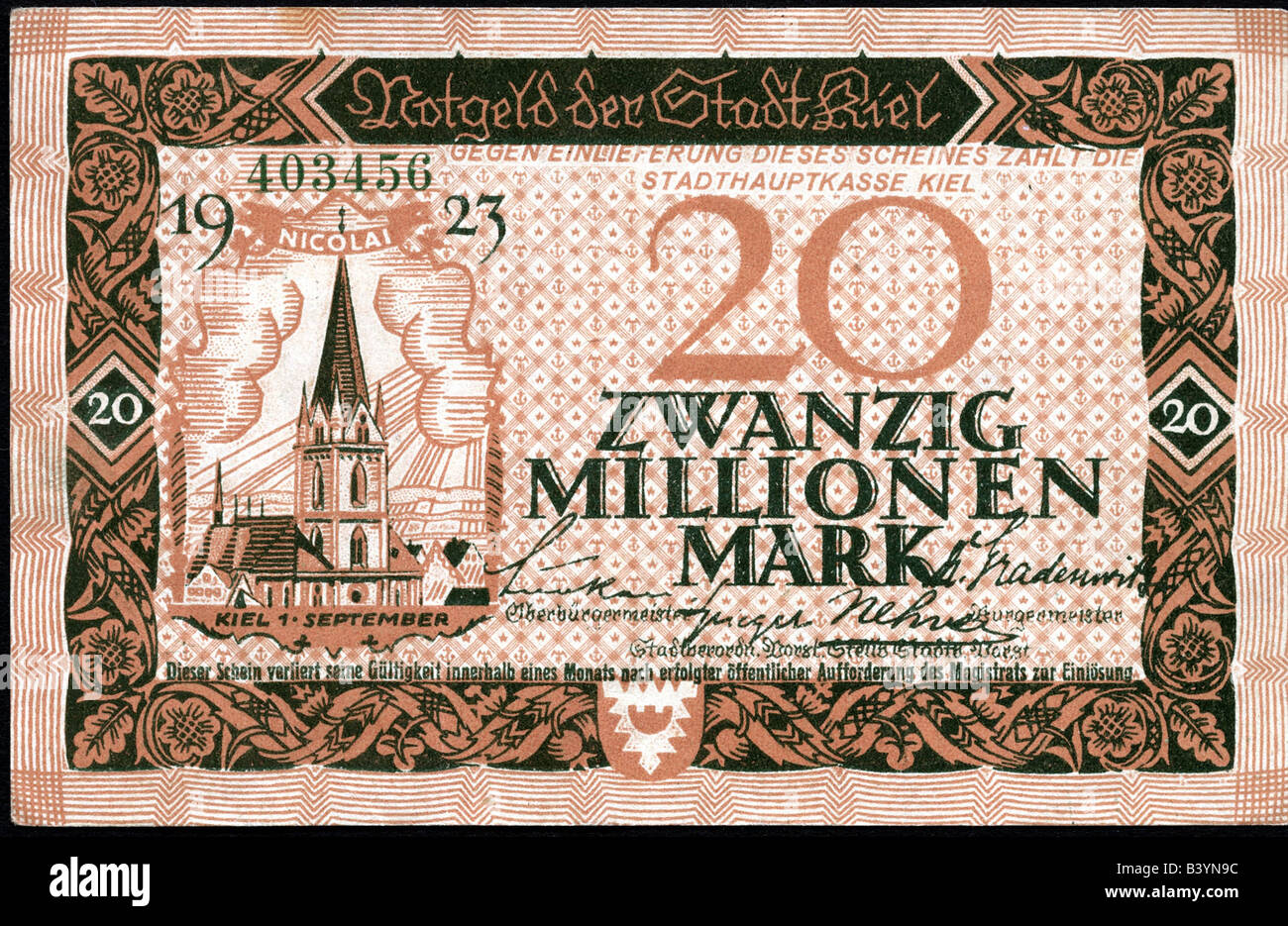 Germany inflation 1920s hi-res stock photography and images - Alamy