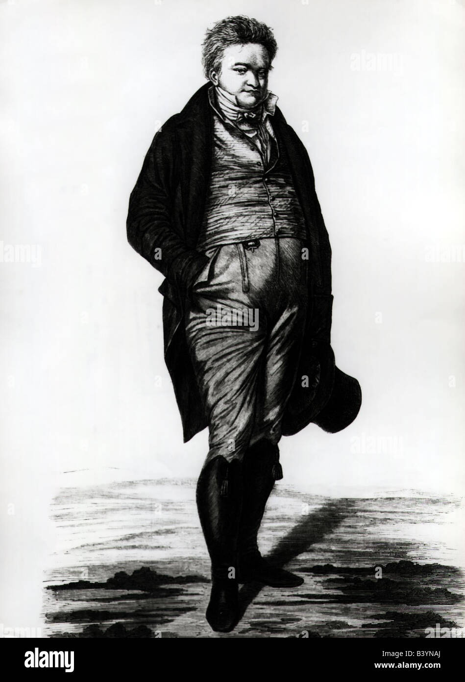 Engraving of ludwig van beethoven hi-res stock photography and images ...