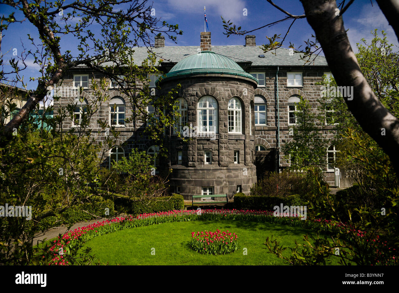 Iceland government building hi-res stock photography and images - Alamy
