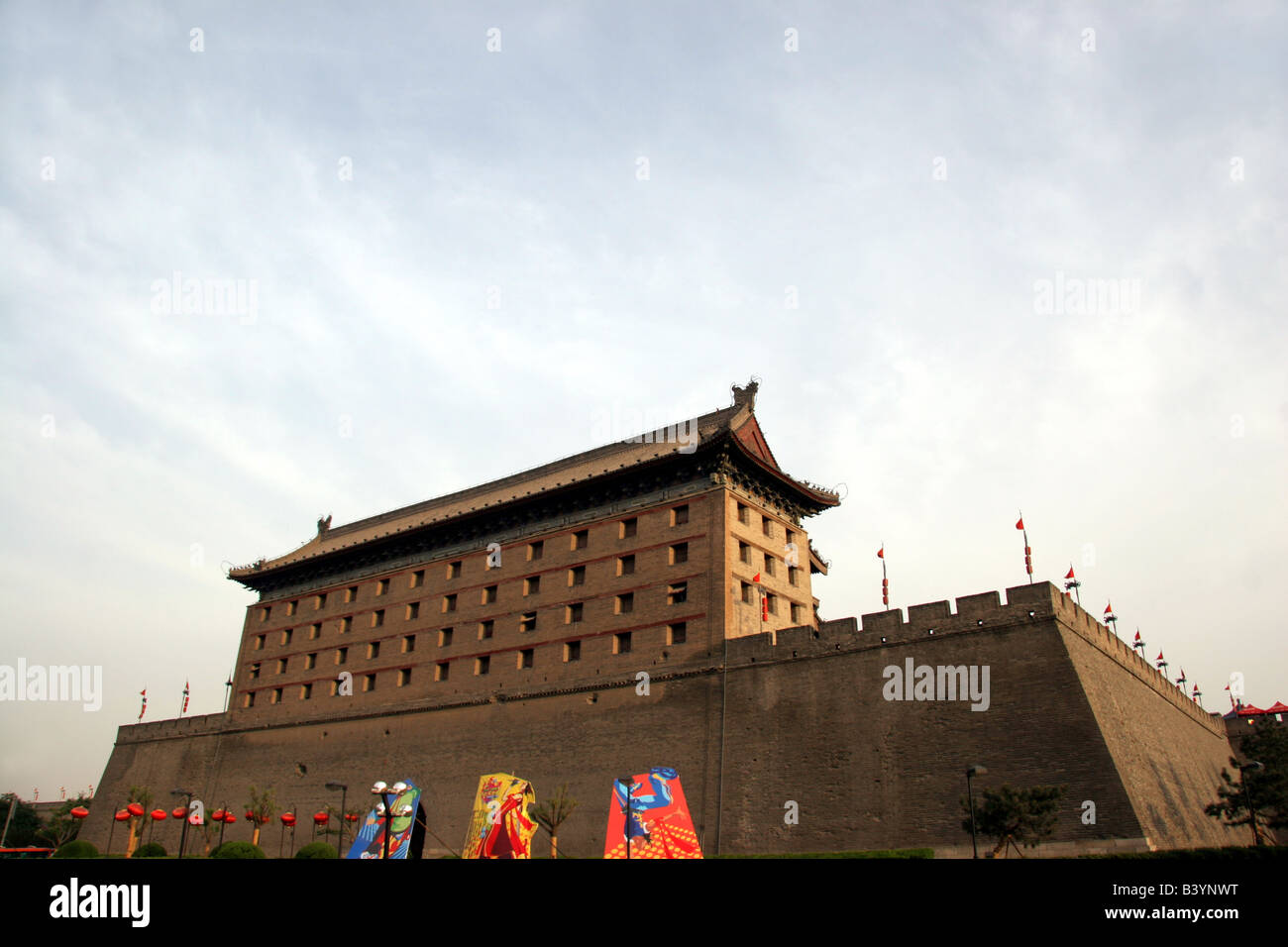 City Gate Xian China Stock Photo - Alamy