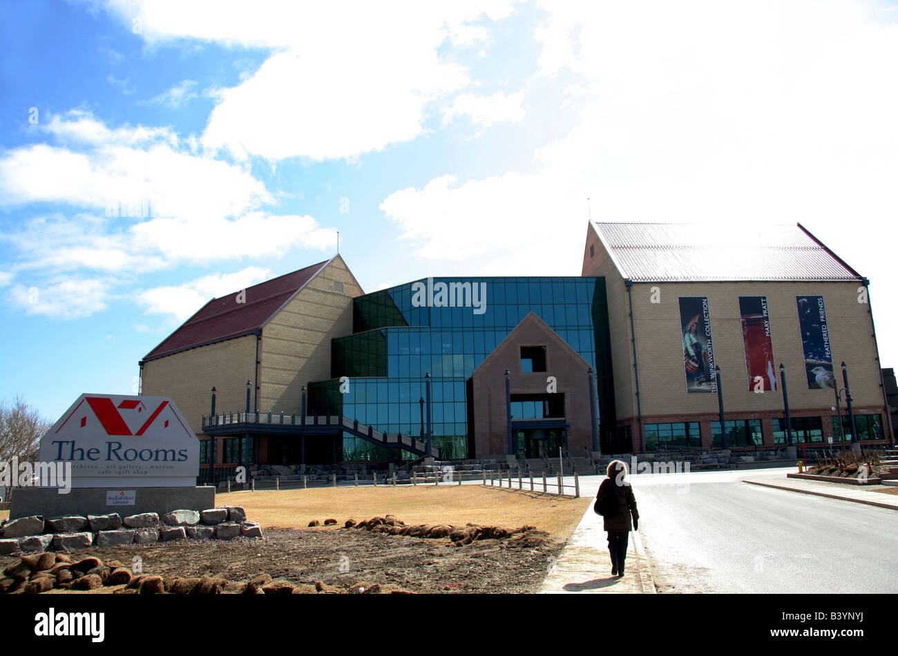 The Rooms heritage museum in St Johns Newfoundland Canada Stock Photo ...
