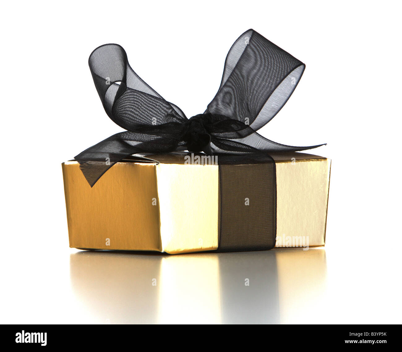 chocolate box with ribbon Stock Photo - Alamy