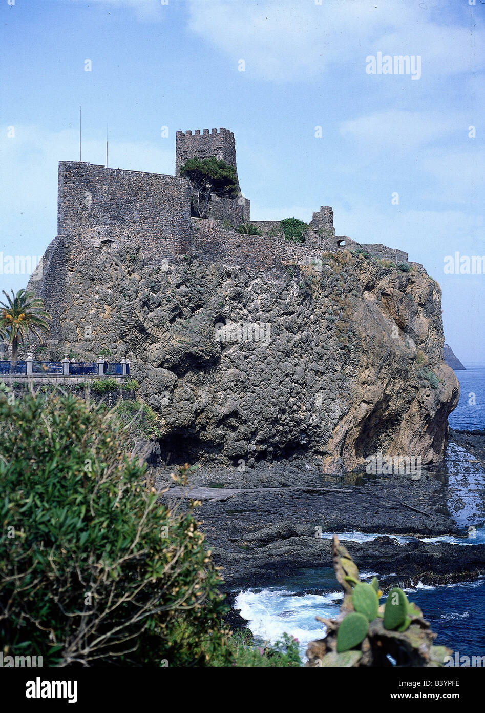 geography / travel, Italy, Sicily, Aci Castello, Norman fort ...