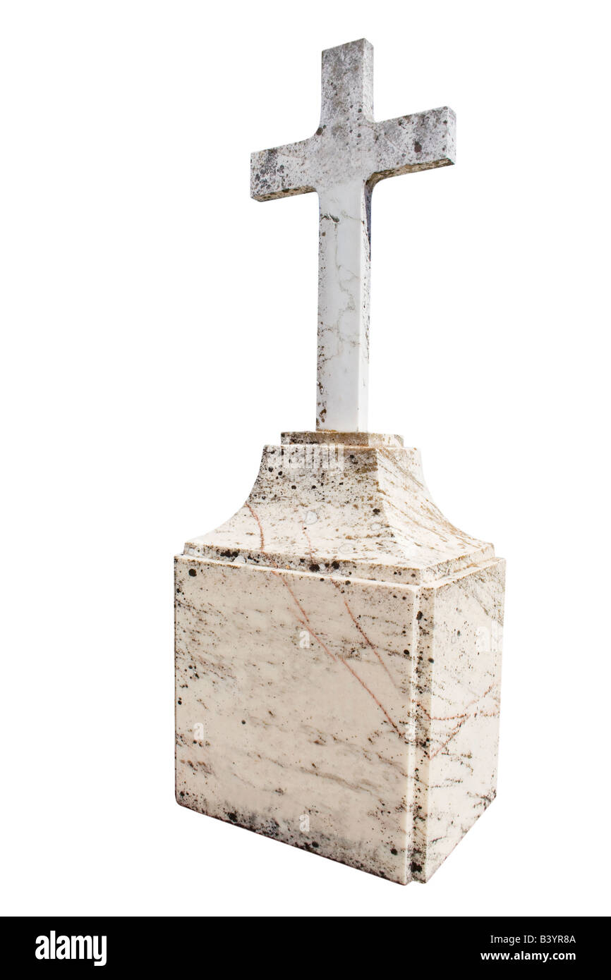 Blank Cross Gravestone