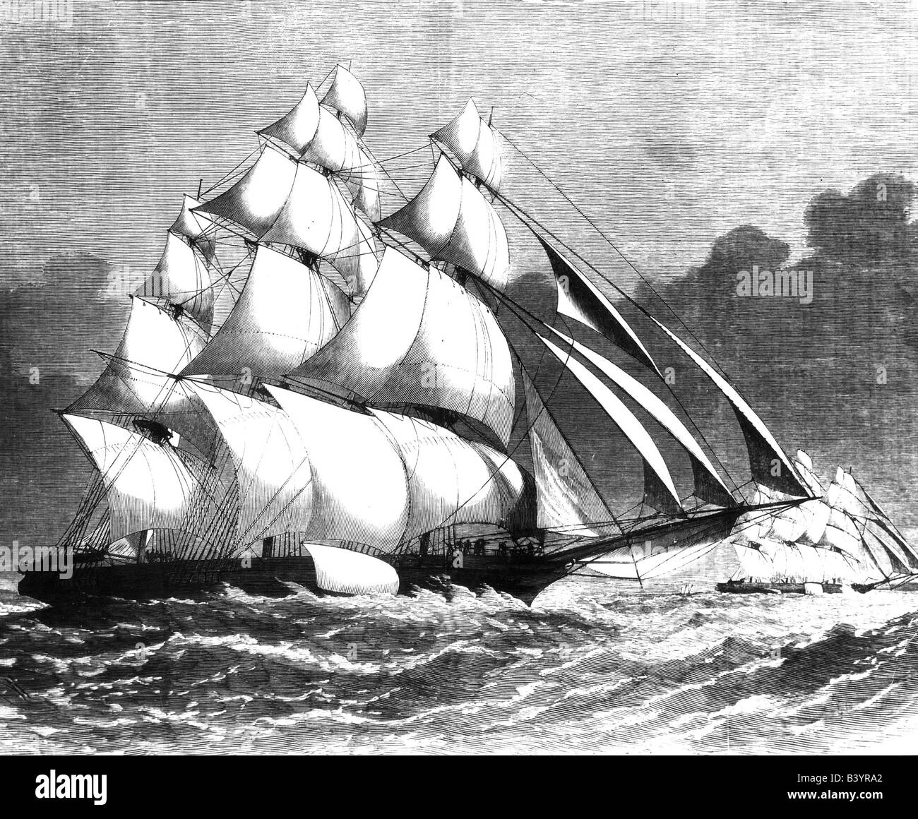 19th century sailing ship hi-res stock photography and images - Alamy