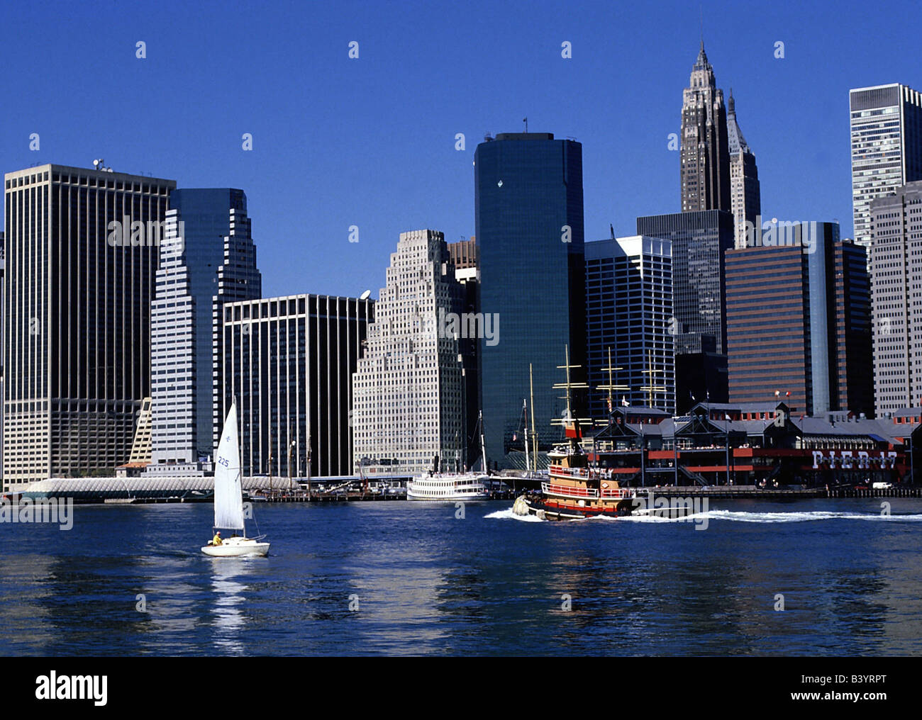 geography / travel, USA, New York, Manhattan, skyline Stock Photo - Alamy