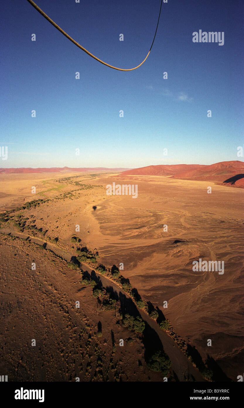Namibia, Sossusvlei. Namib Sky Adventure Safaris, view from hot air ...
