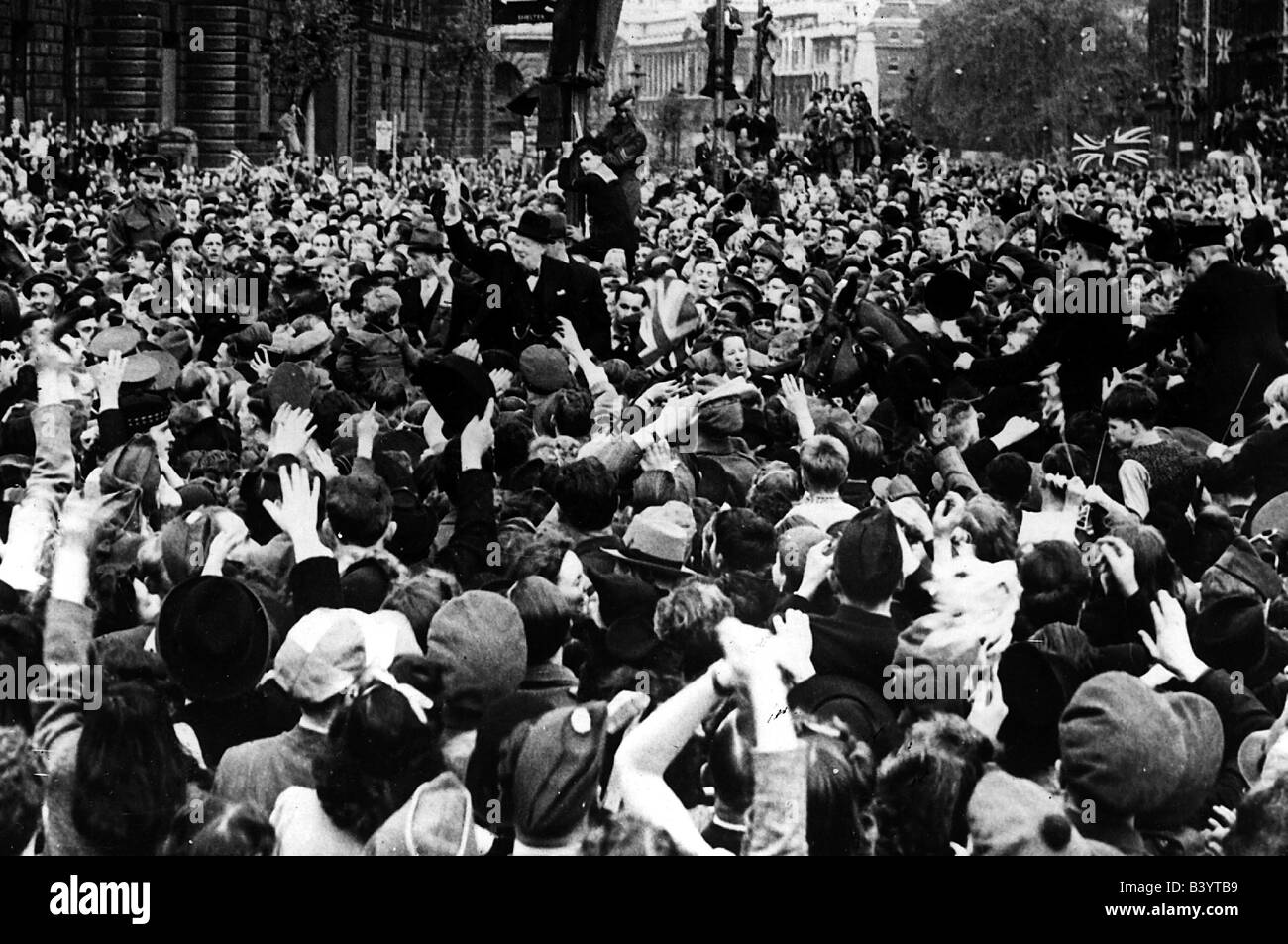 events, Second World War / WWII, Great Britain, victory celebration in ...