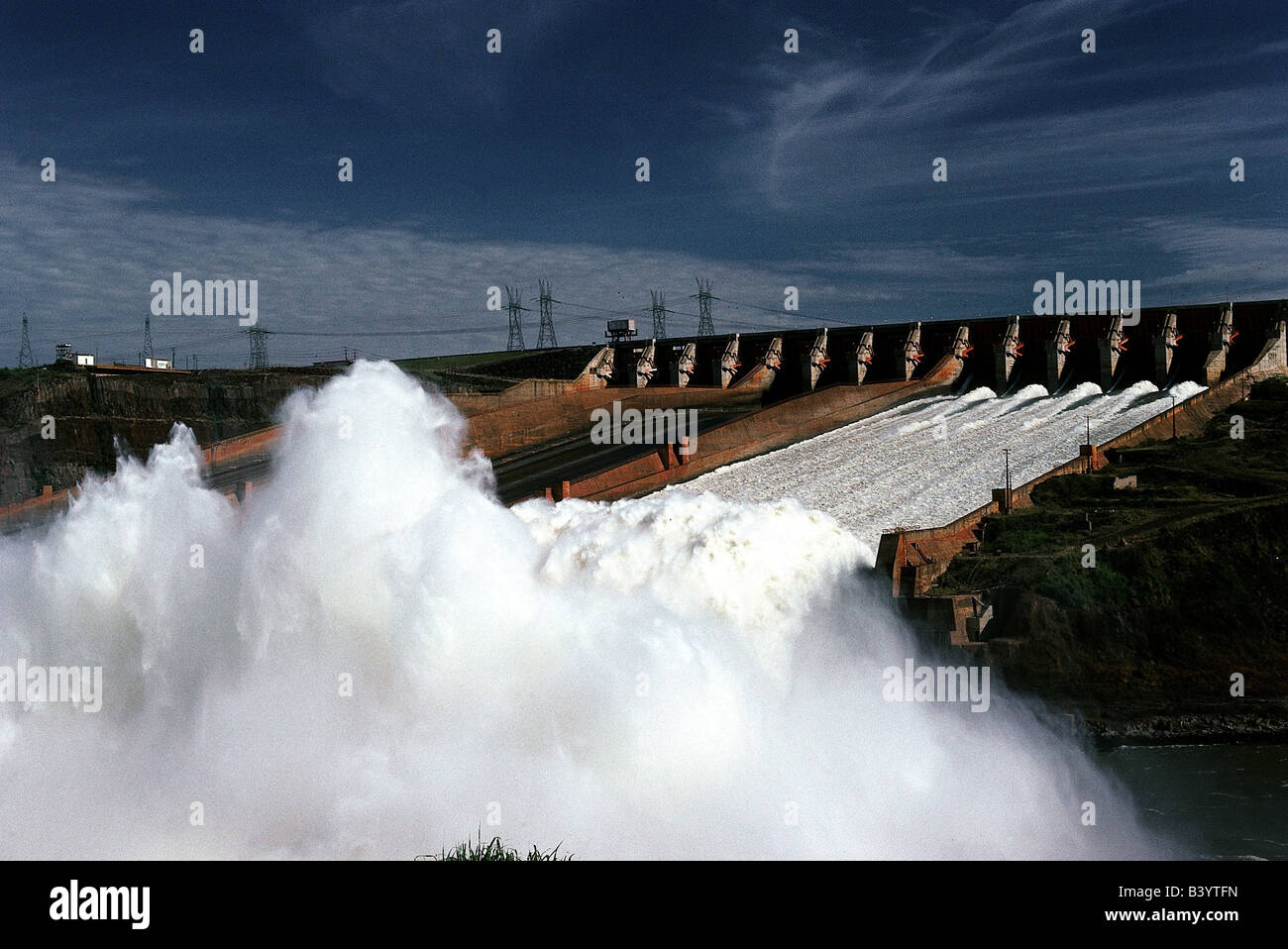 geography / travel, Brazil, Itaipu, hydroelectric power station ...