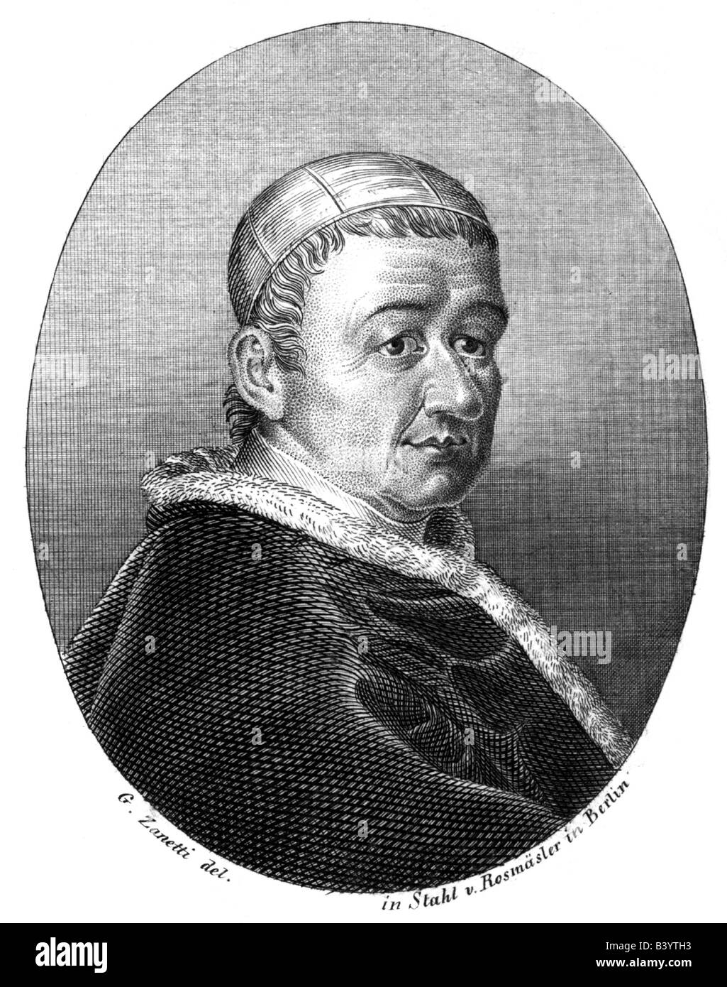 Gregory XVI (Bartolomeo Alberto Capellari), 18.9.1765 - 1.6.1846, Pope ...