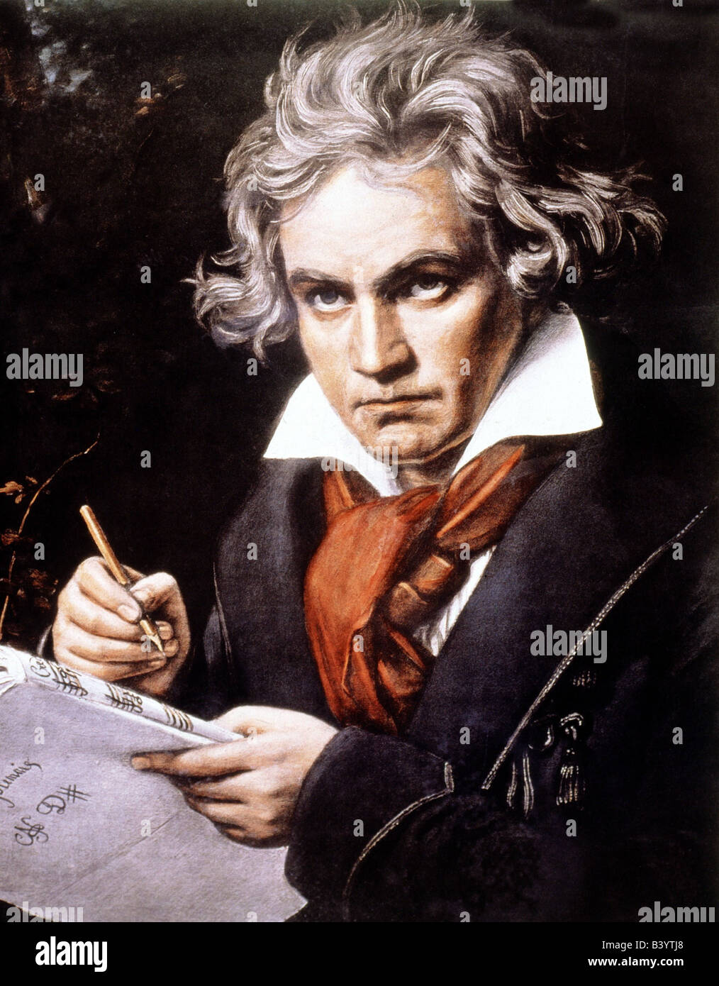 Ludwig van beethoven portrait stieler hi-res stock photography and ...