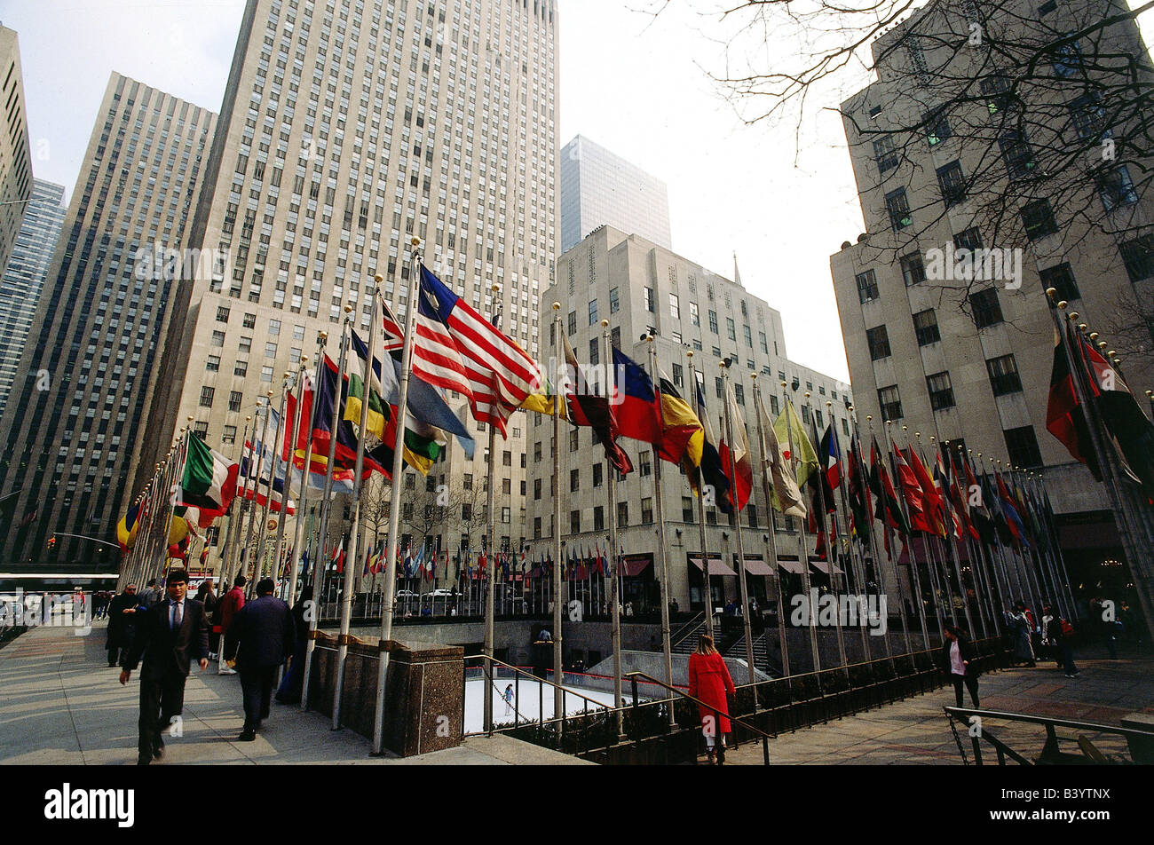 geography / travel, USA, New York, N.Y. Rockefeller centre / center ...