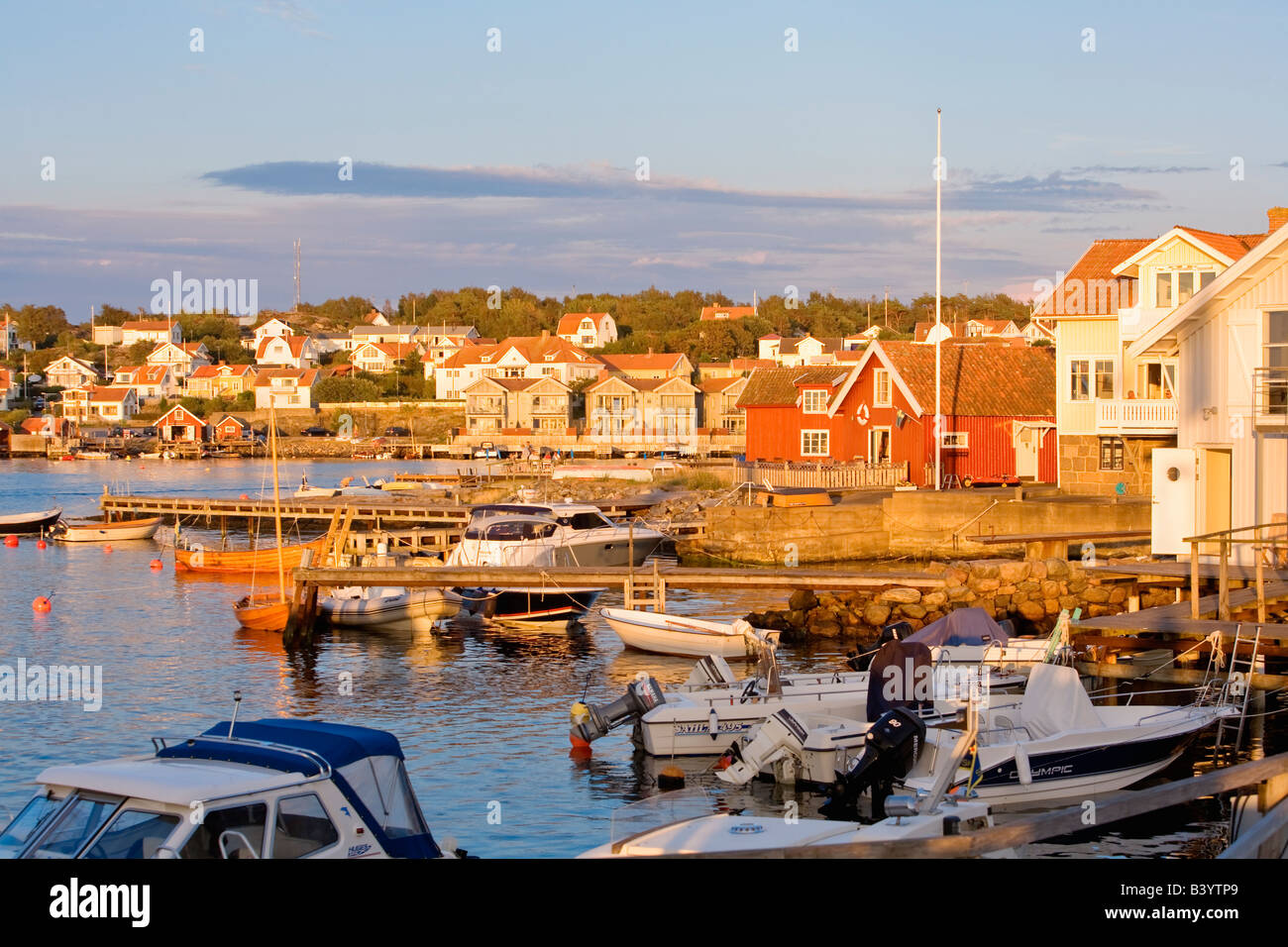 SWEDEN WEST COAST BOHUSLÄN FISKEBÄCKSKIL Stock Photo - Alamy