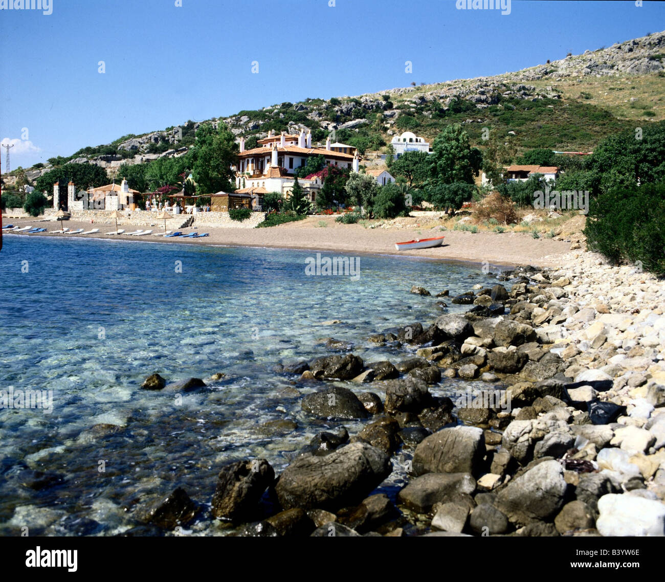 geography / travel, Turkey, beaches, Mugla, Dacta, bay with Hotel ...