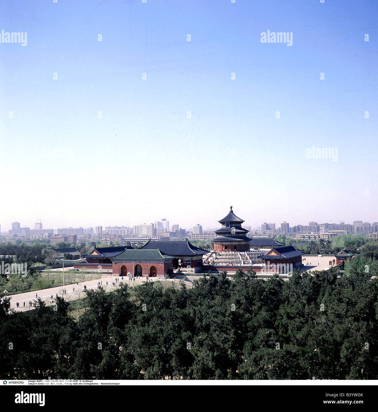 geography / travel, China, Beijing, hall of the harvest prayer, sky ...