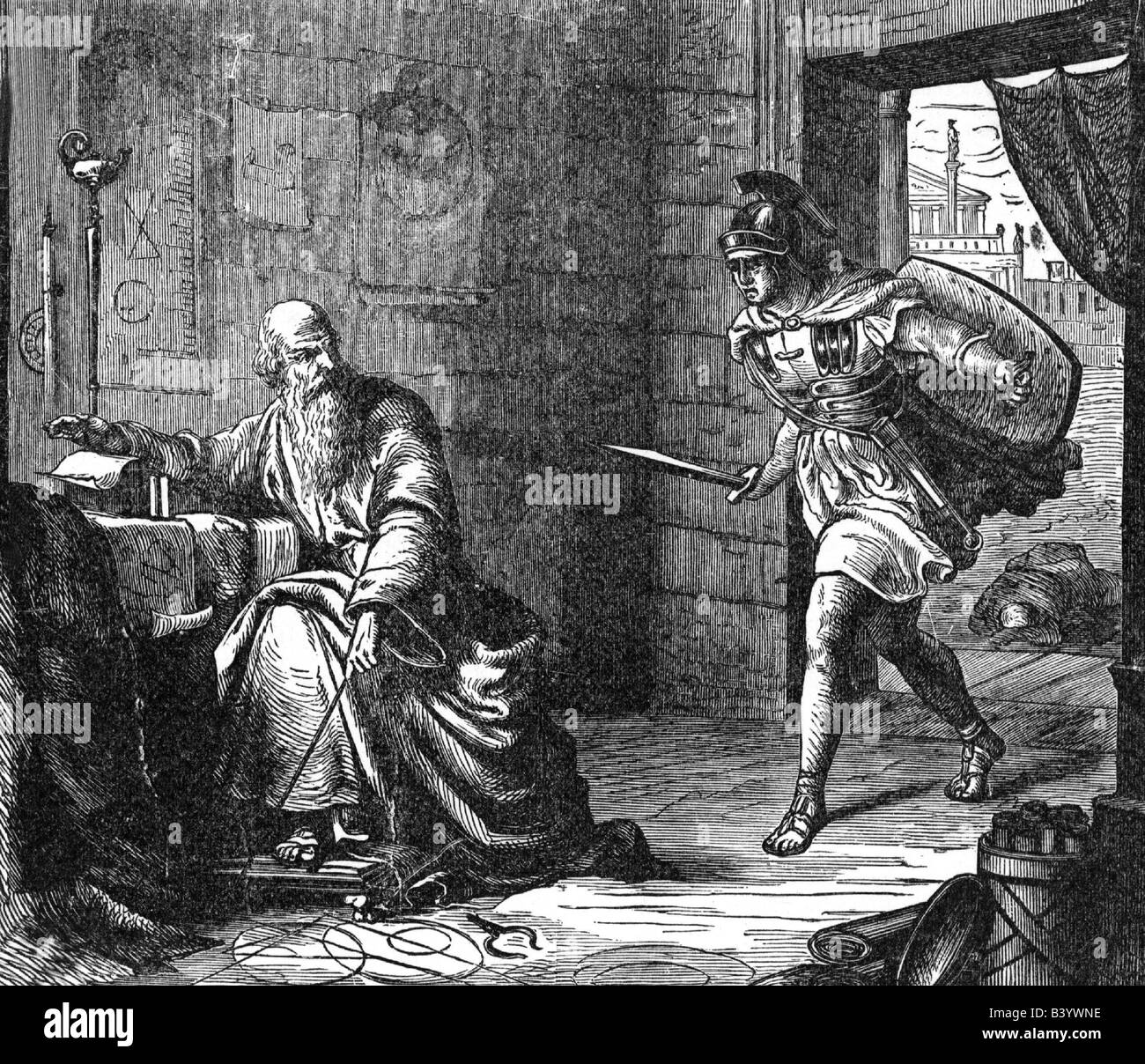 Archimedes mathematics Black and White Stock Photos & Images - Alamy