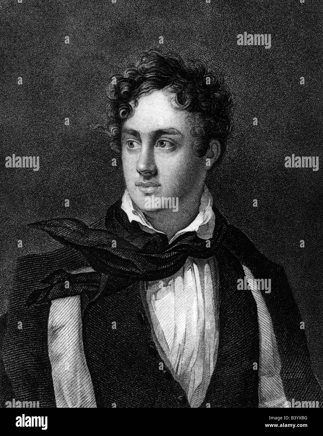 Lord byron 1788 1824 british poet Black and White Stock Photos & Images ...