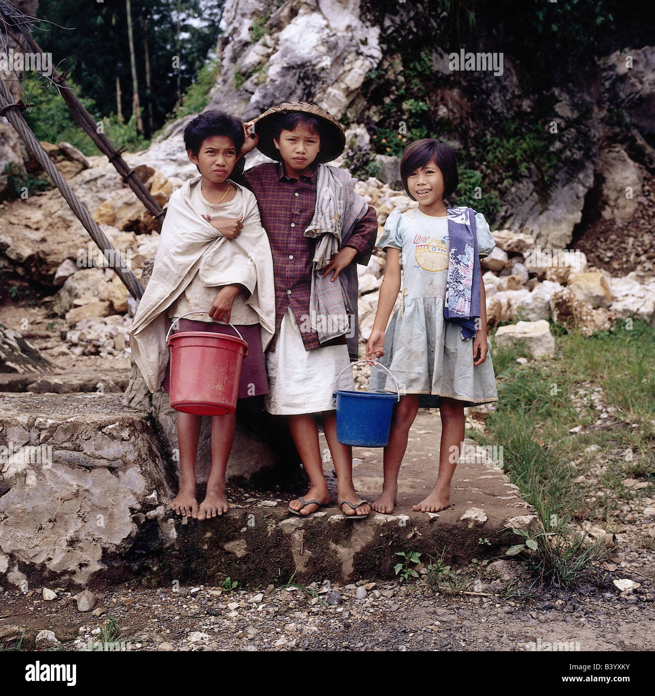 geography / travel, Indonesia, Celebes, (Sulawesi), people, children ...