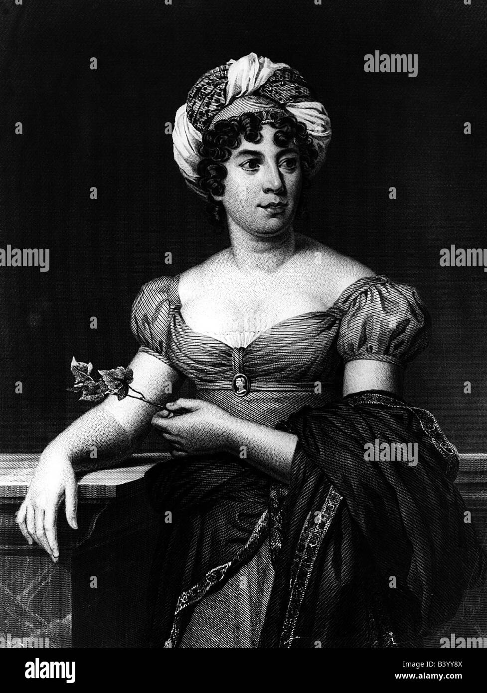 Anne louise germaine de stael holstein Black and White Stock Photos ...