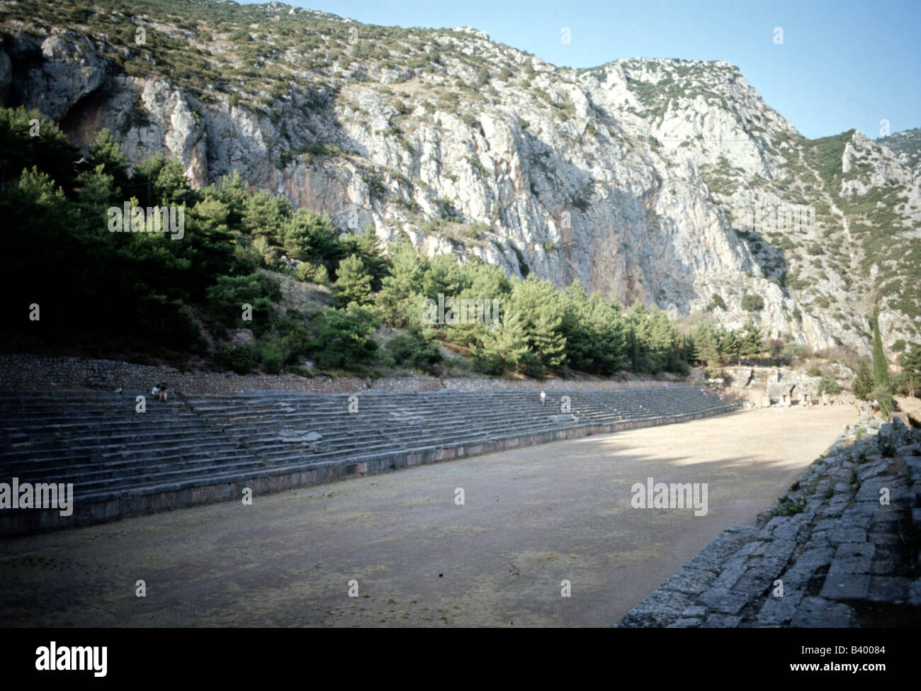 geography / travel, Greece, Delphi, stadium, built in the 5th century ...