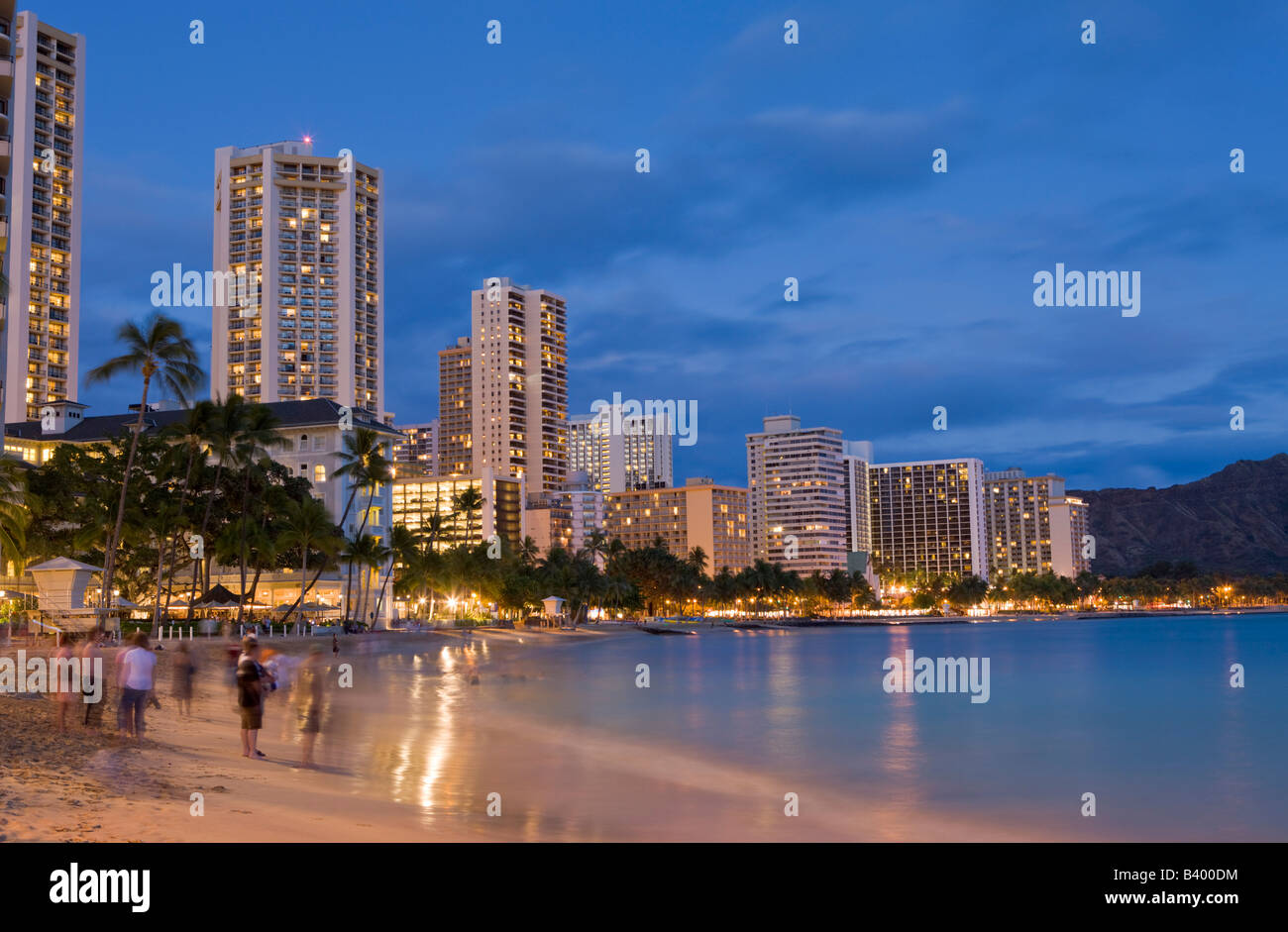 Sunset beach oahu hi-res stock photography and images - Alamy
