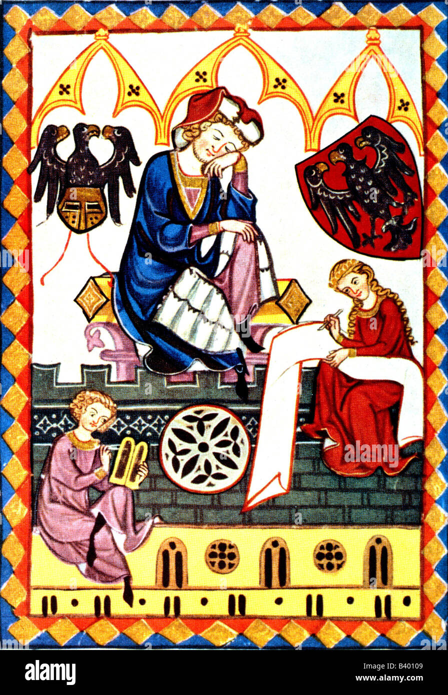 Minstrel lady middle ages hi-res stock photography and images - Alamy