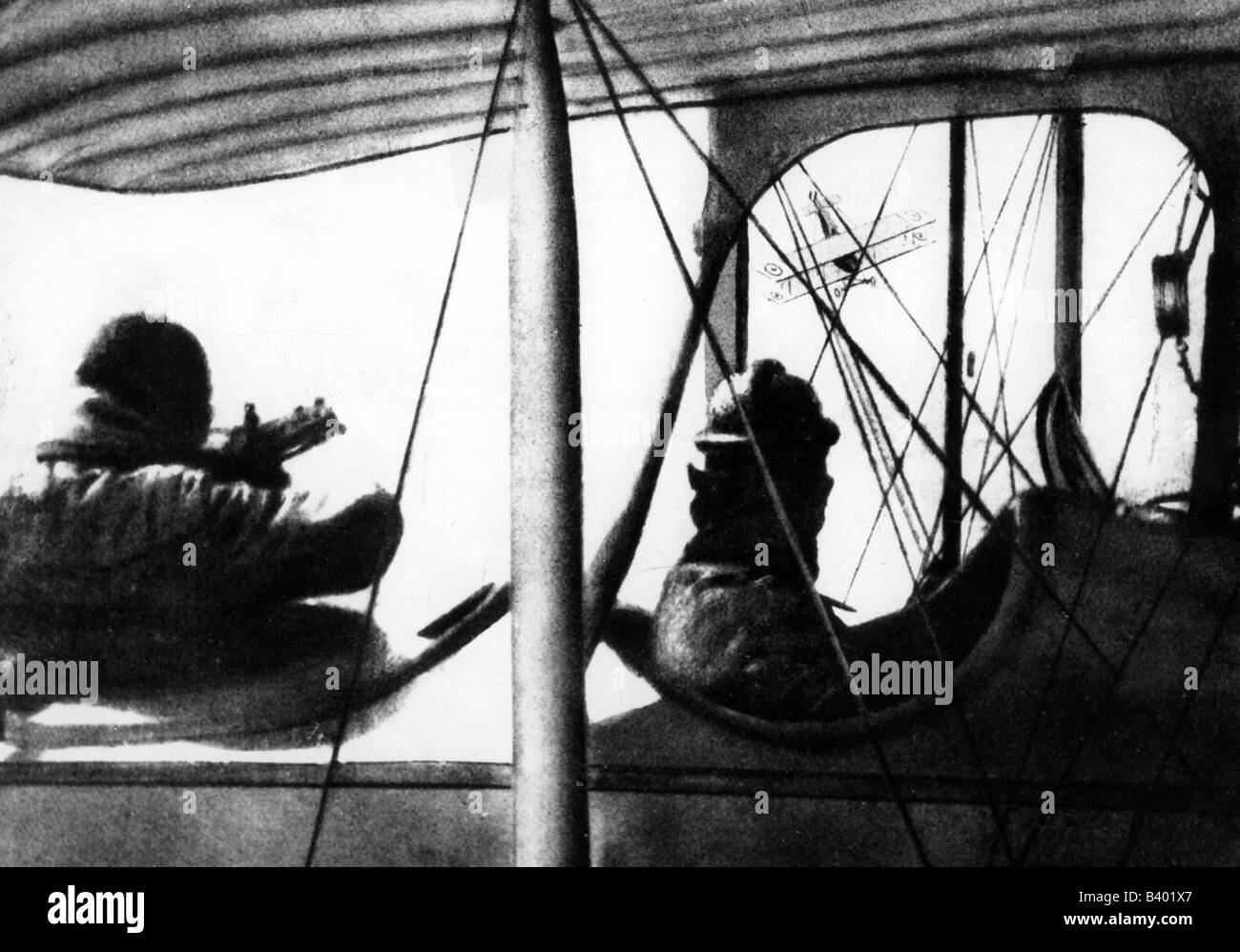 events, First World War / WWI, aerial warfare, dogfight, official photo ...
